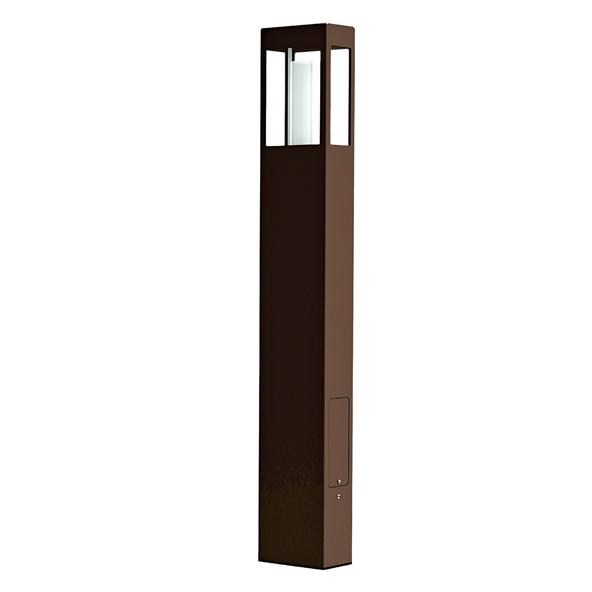 Modern pollare 110cm - Kollektion BRICK - Passar till gångvägar